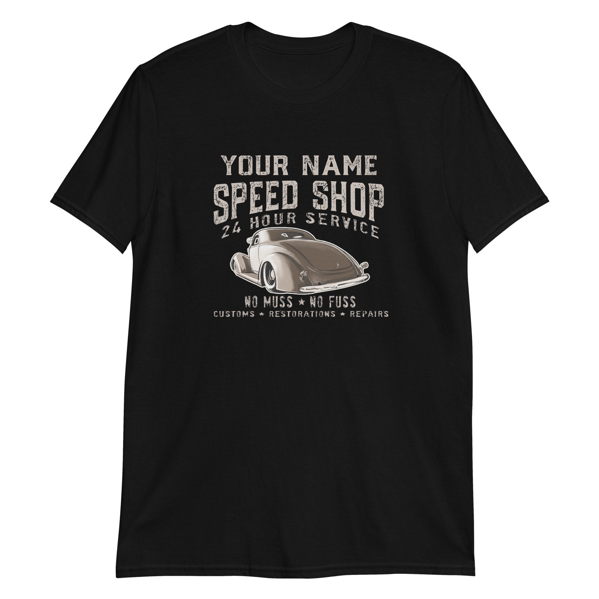 PERSONALIZED Speed Shop T Shirt Hot Rod T-shirt Rat Rod Shirt Car Guy T ...
