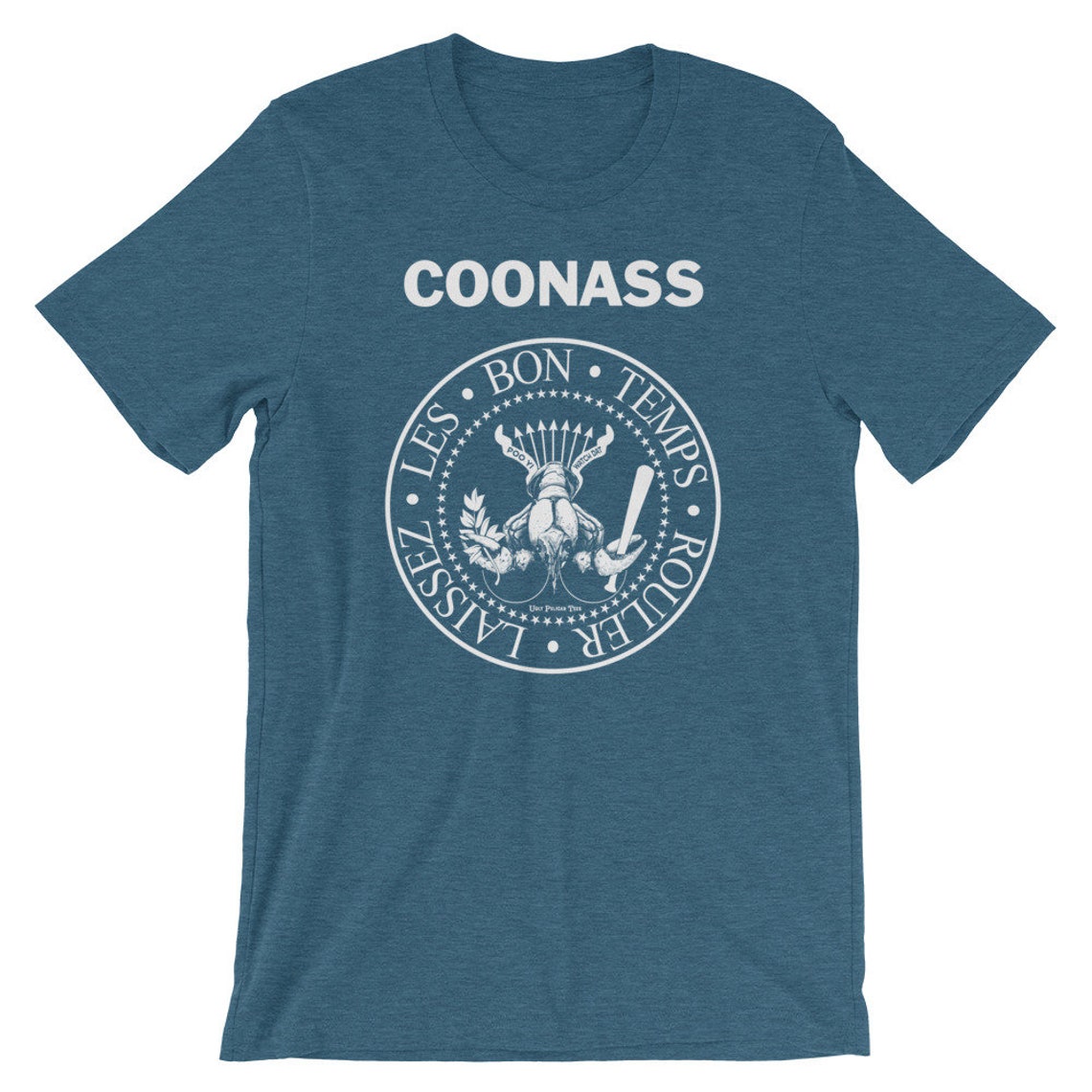 Coonass T Shirt Ramones Parody Louisiana Tee Cajun T Shirt | Etsy