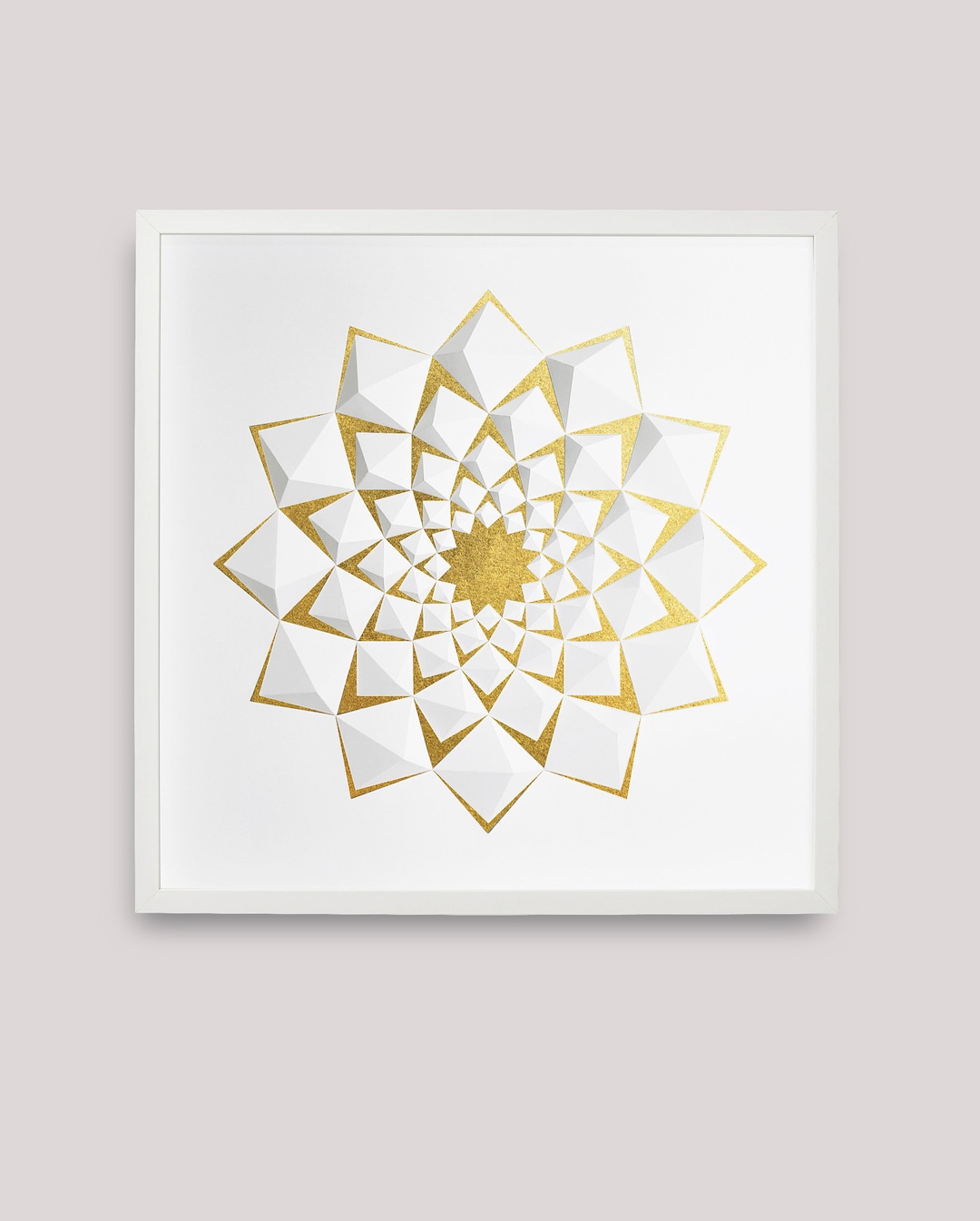 Modern Mandala, Paper Art, Papercraft, Home Decoration, Polygonal ...