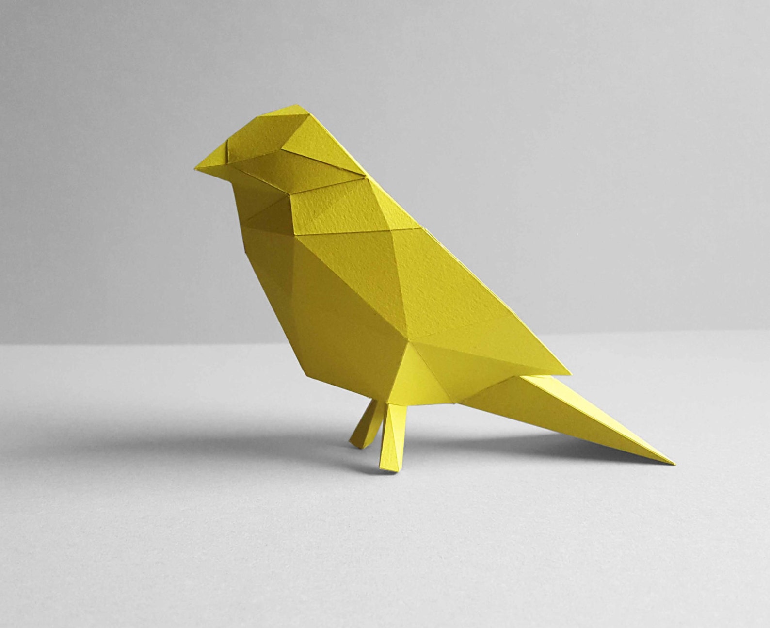 The Bird 2, Papercraft, Home Decoration, Paper Animals, Kit, Polygonal ...