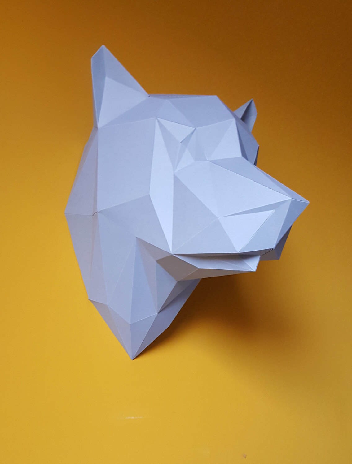 Wolf, Dog, Papercraft, Home Decoration, Paper Animals,dog Kit ...