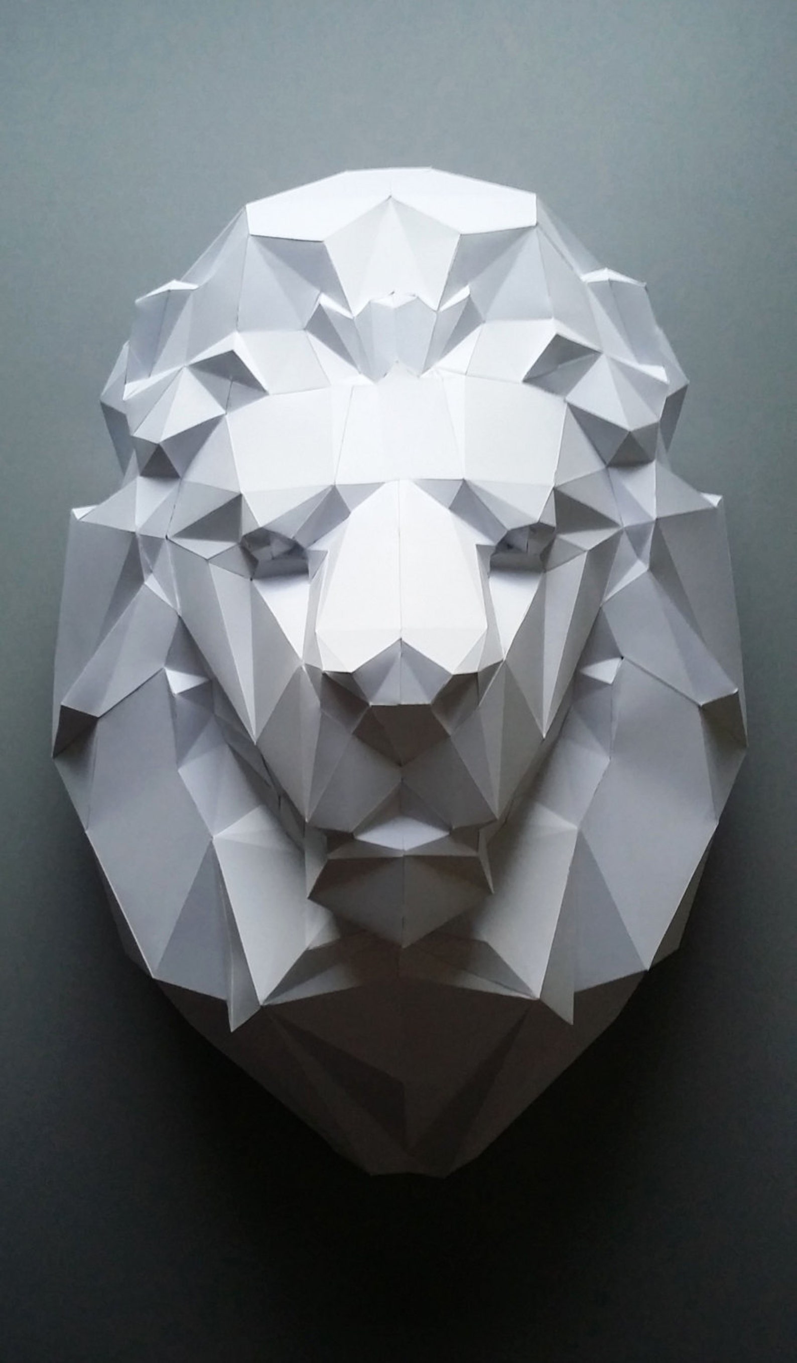 The Lion, Papercraft, Home Decoration, Paper Animals,lion Kit ...