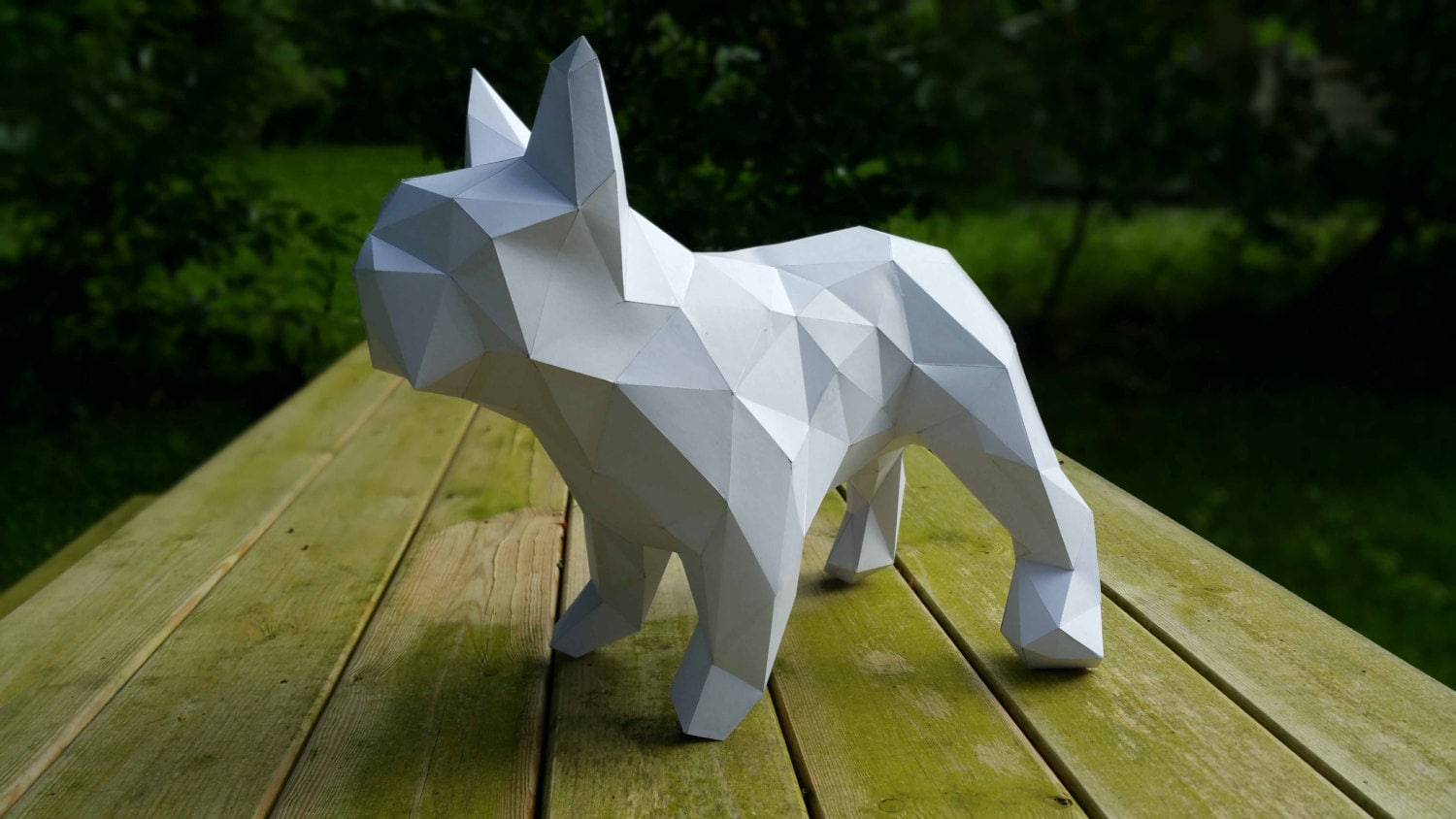 Frenchie French Bulldog Papercraft Home Decoration Paper - Etsy