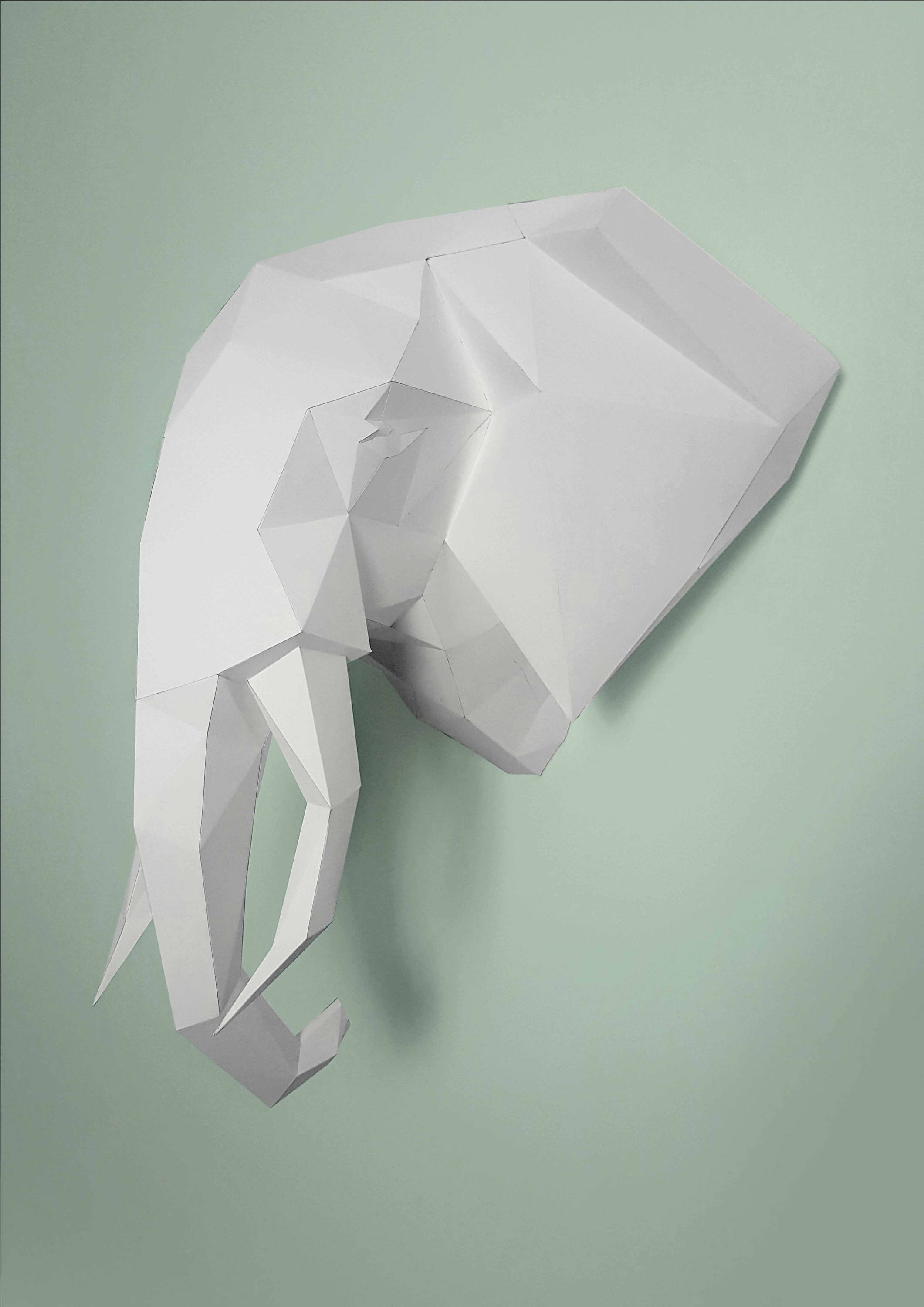 Elephant, Papercraft, Home Decoration, Paper Animals,elephant Kit ...