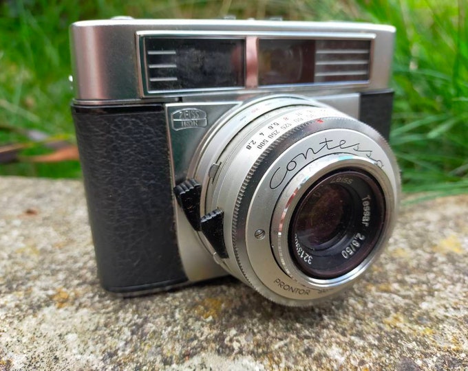 Vintage 1963 Zeiss-ikon Contessa-matic E. 35mm Rangefinder Camera in ...
