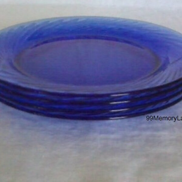 Cobalt Blue Plate - Etsy