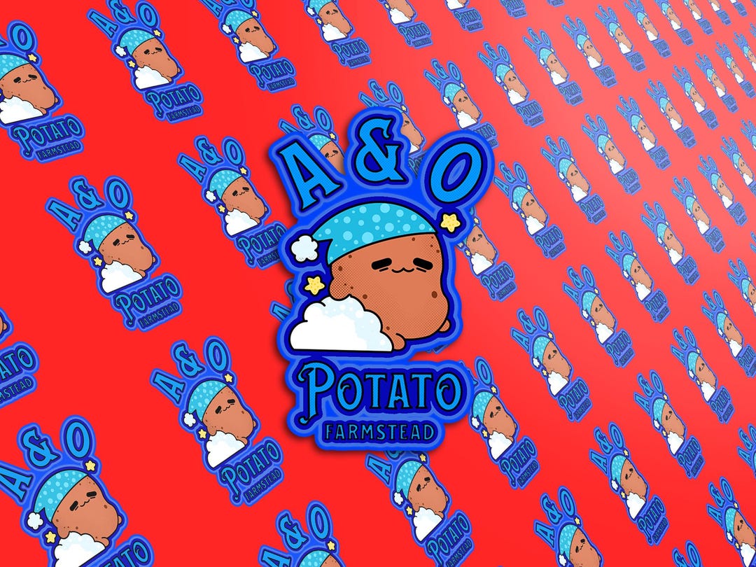 A&O Potato - Funny Dark Humor Nursing Sticker - Critical Care Farming ...