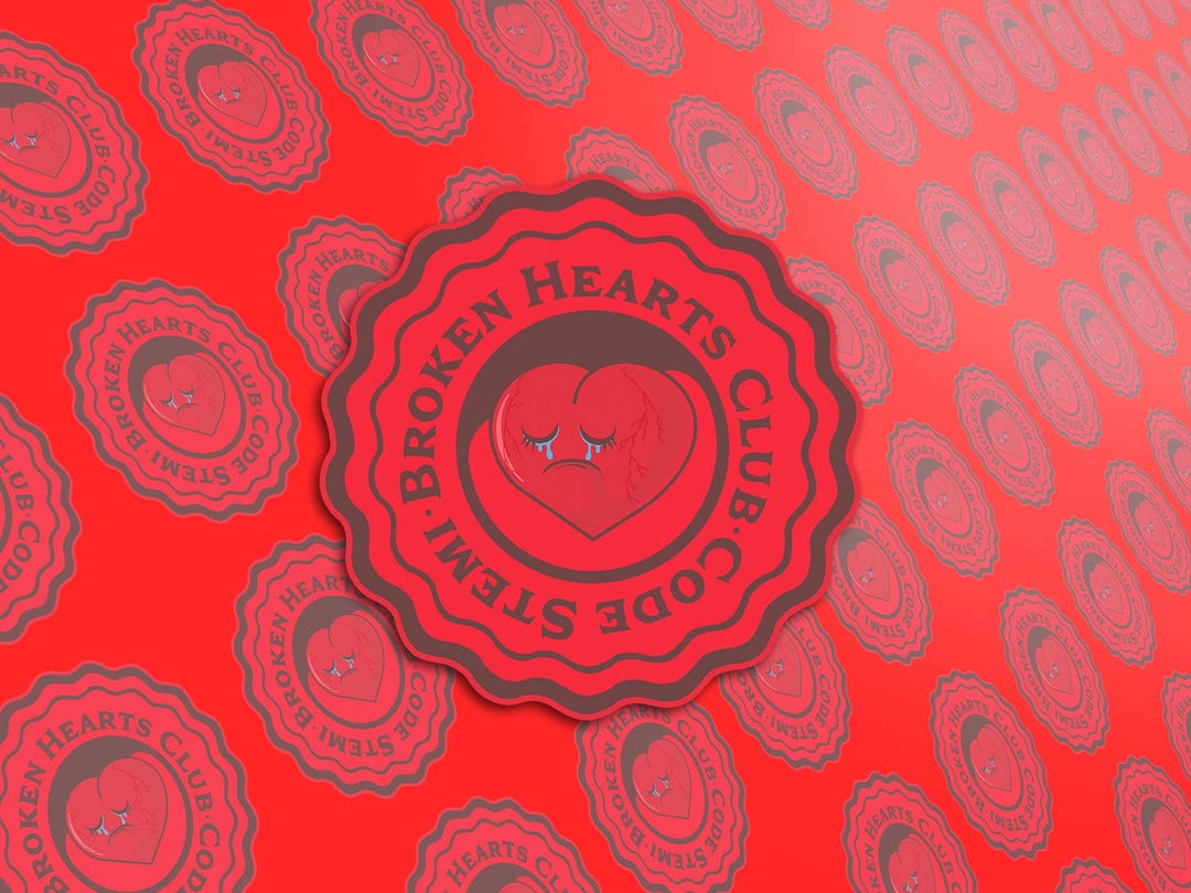 Broken Hearts Club Sticker , Code STEMI, Cath Lab Humor, Cardiology ...