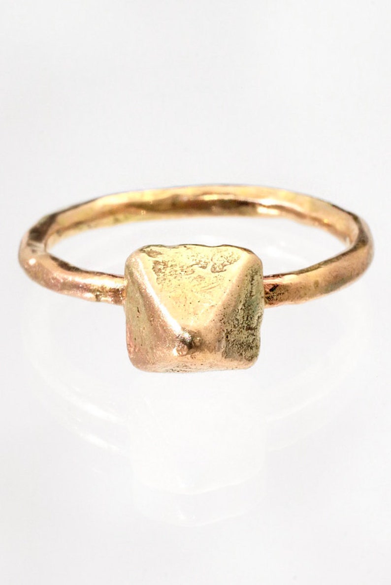 Gold Pyramid Power Ring Handmade Pyramid Ring Witch Ring - Etsy