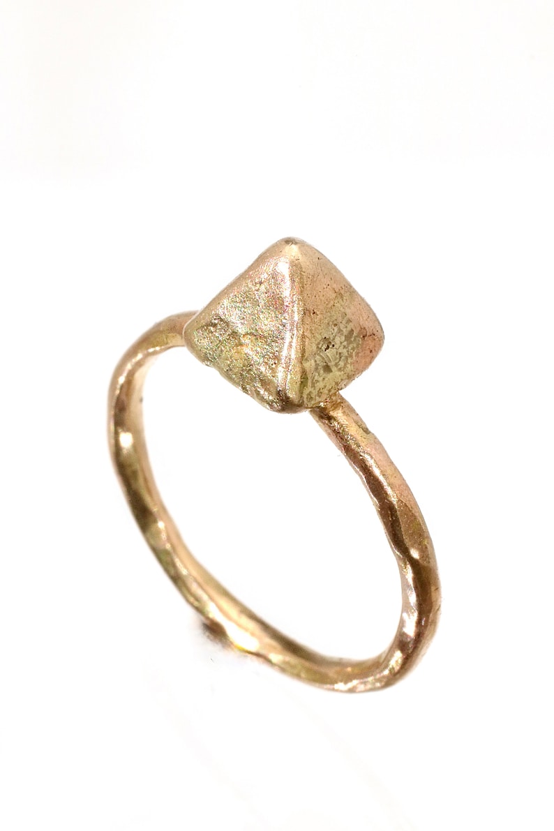 Gold Pyramid Power Ring Handmade Pyramid Ring Witch Ring - Etsy