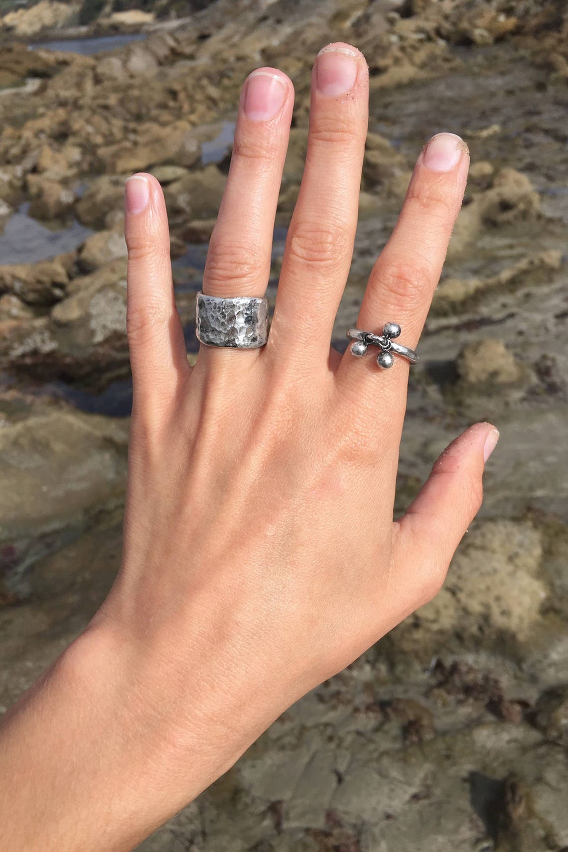 Silver Bells Ring Handmade Bell Ring Bell Jewelry Witch - Etsy