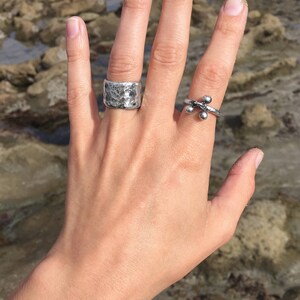 Silver Bells Ring, Handmade Bell Ring, Bell Jewelry, Witch Ring, Temple ...