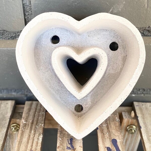 Concrete Heart - Etsy