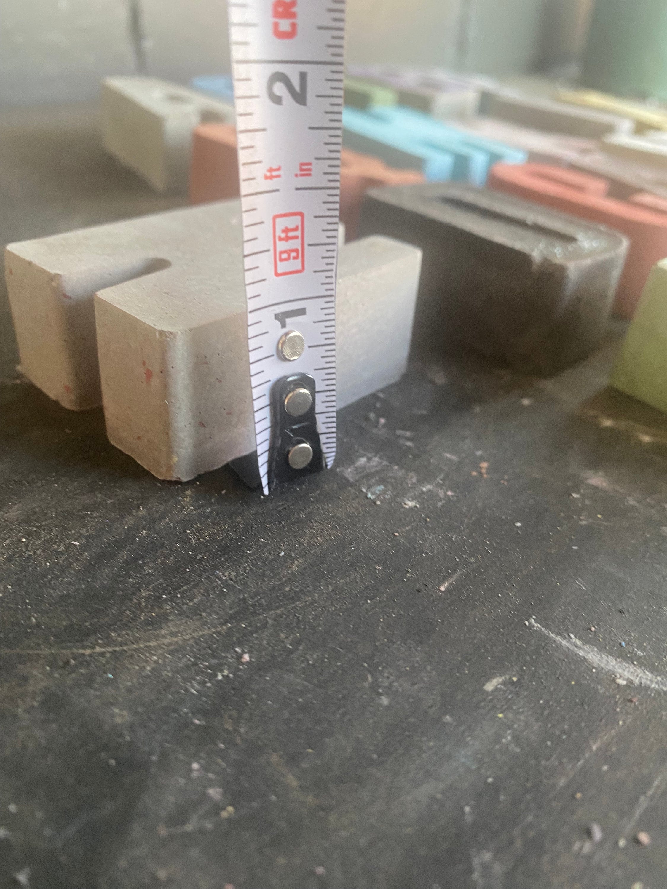 2 Inch Concrete Alphabet Letters A-Z, Abcs, Small Concrete Names/words ...