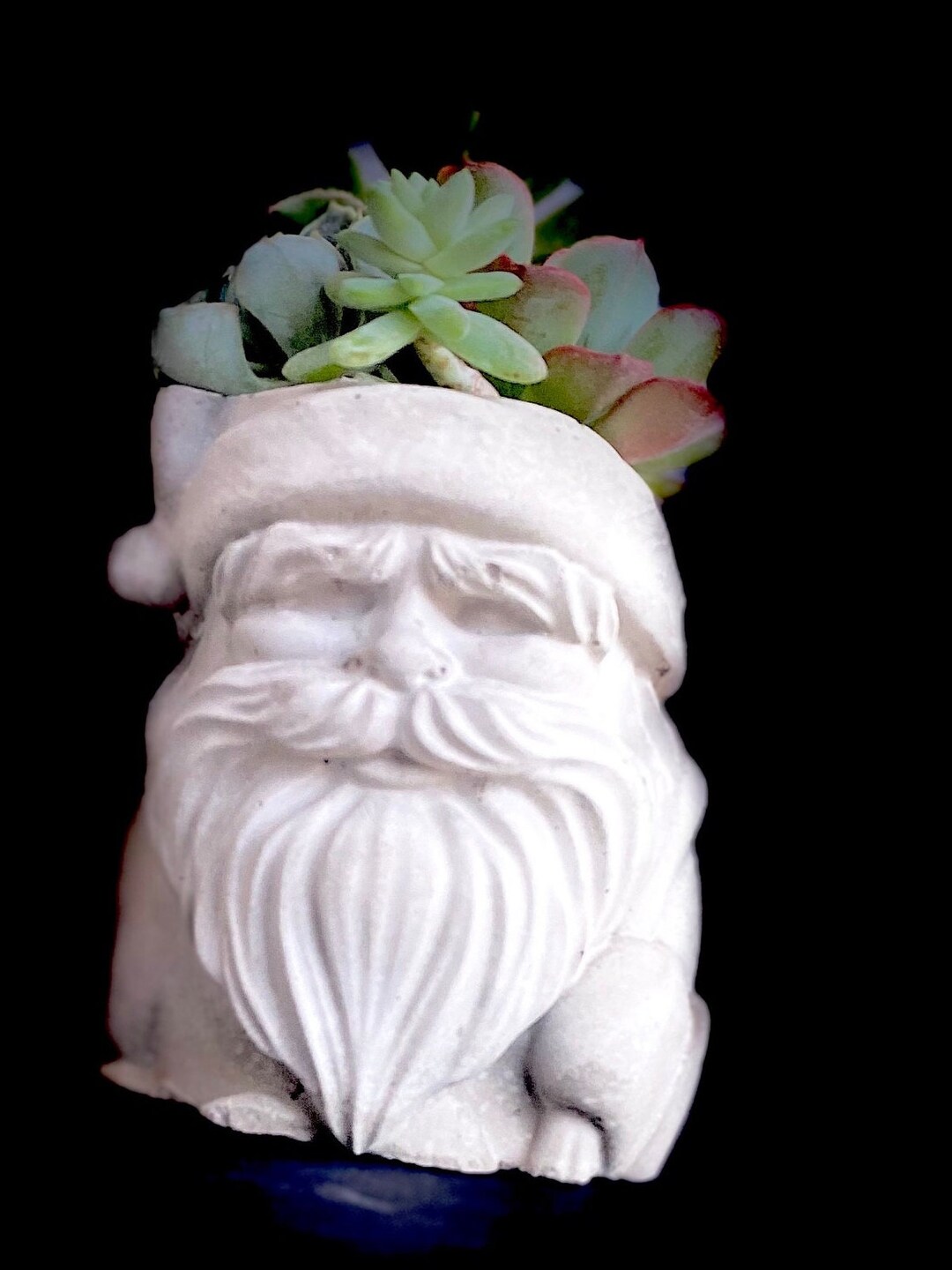 Concrete Santa Claus 4inch Flower/succulent Planter Pot With Drainage ...