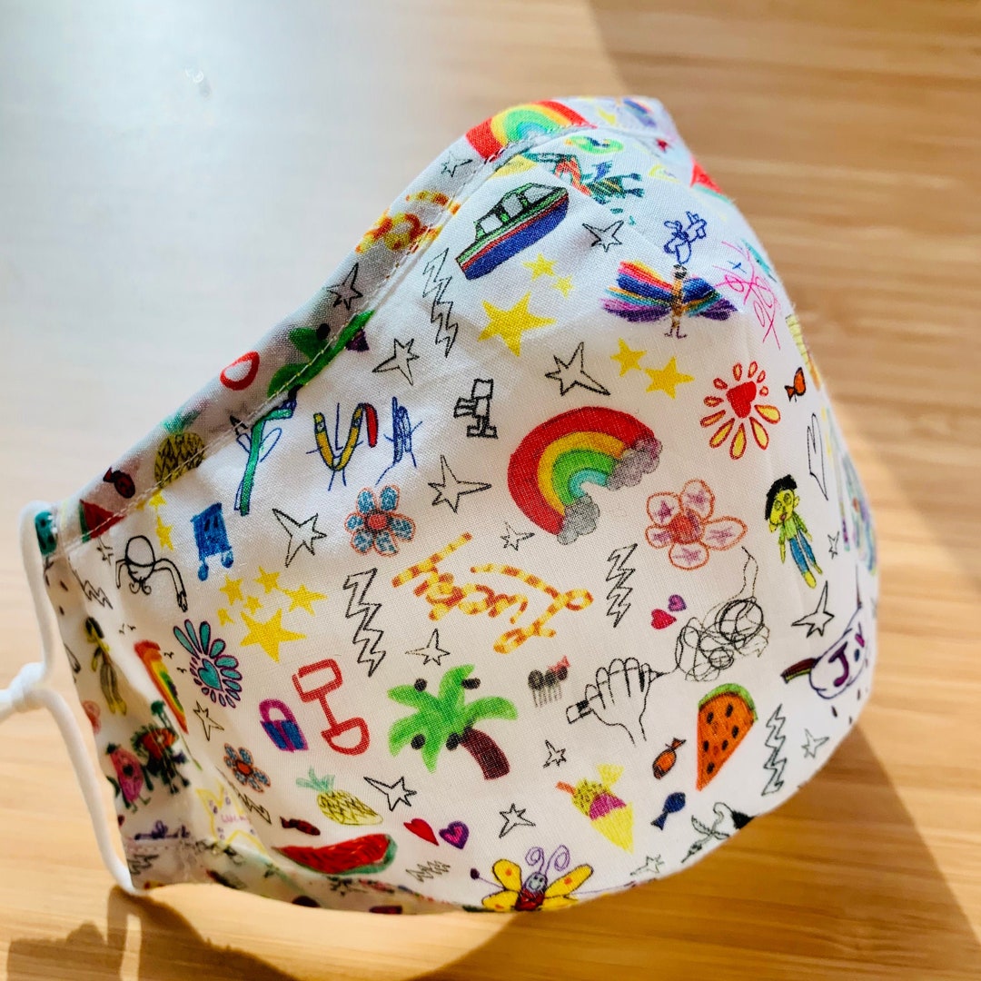 Liberty of London Face Mask With Filter Pocket Children of Liberty - Etsy
