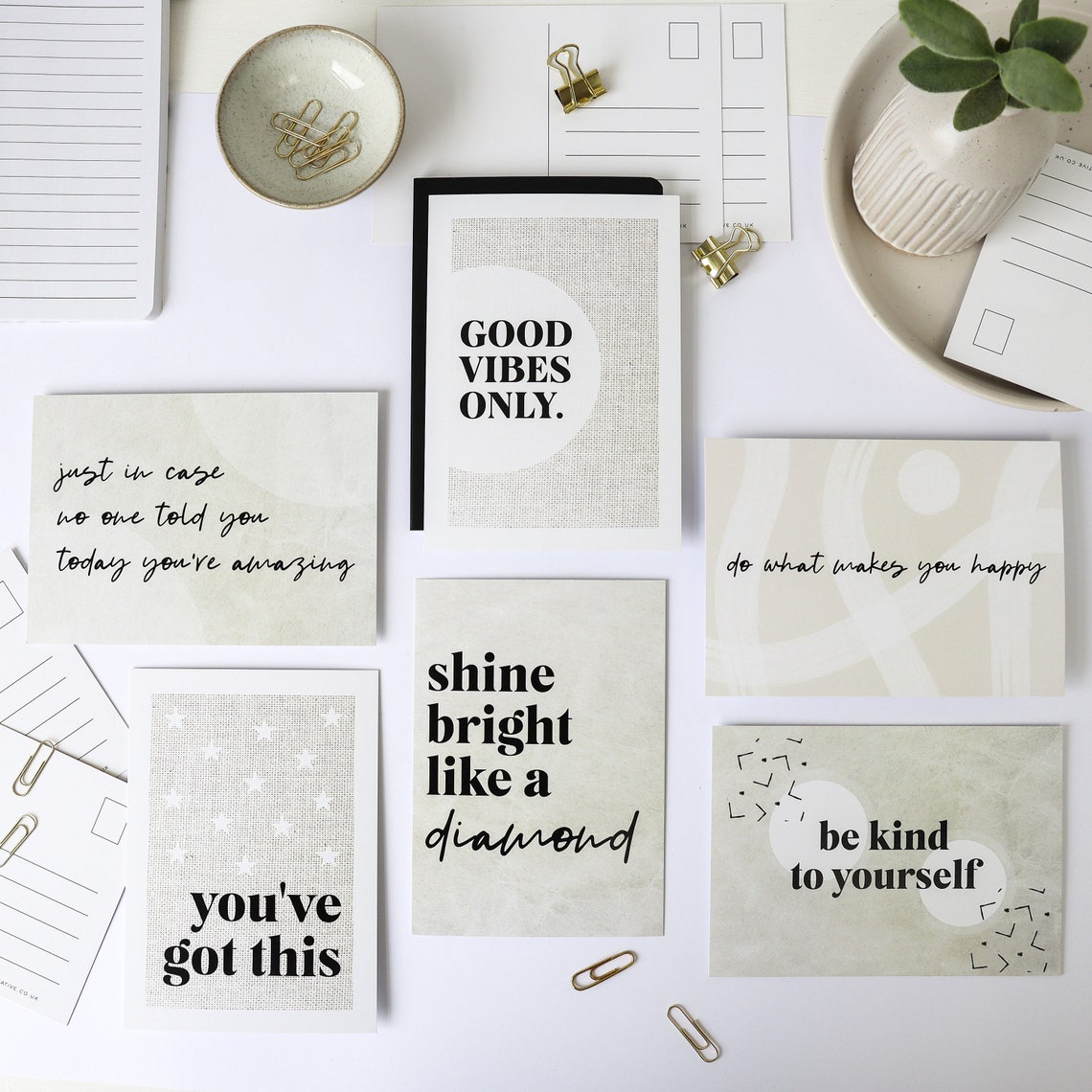Positive Postcards - Positivity Quote Postcards - Motivational Post ...