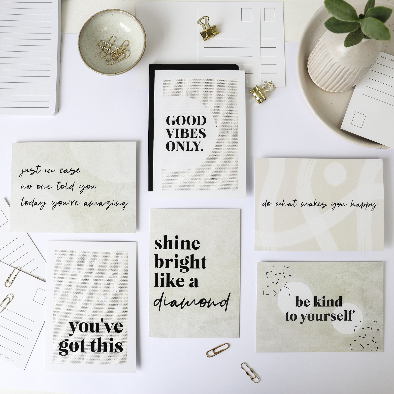 Positive Postcards - Positivity Quote Postcards - Motivational Post ...