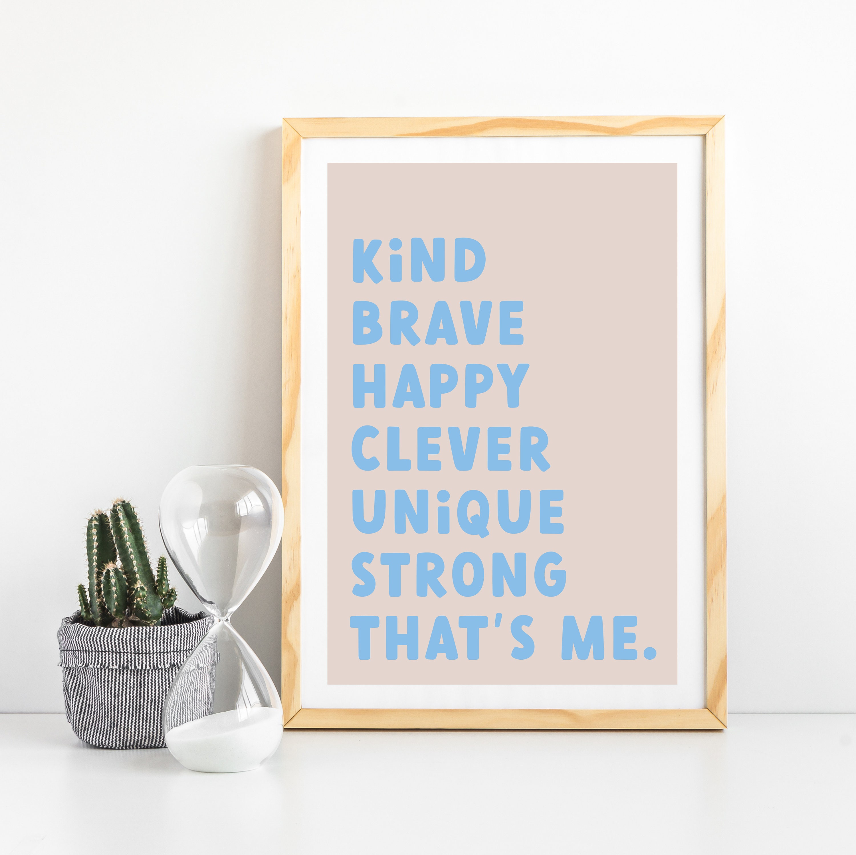 Kids Positive Affirmation Print - Motivational Poster - Kids Positive ...