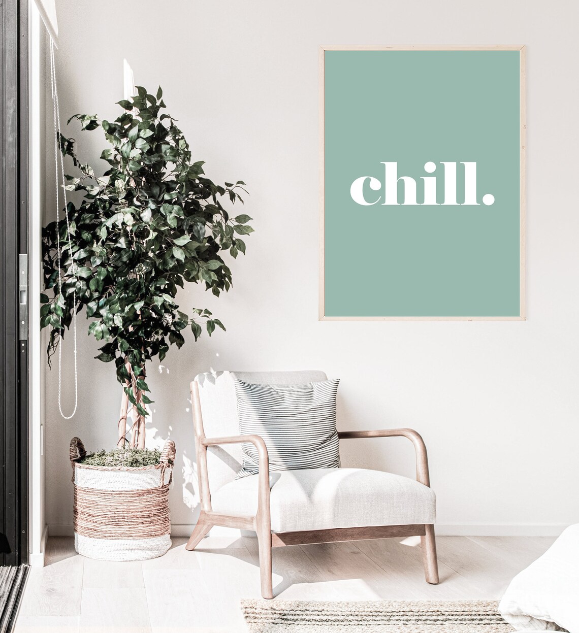 Chill Poster Bold and Colourful Chill Print Typographic - Etsy UK