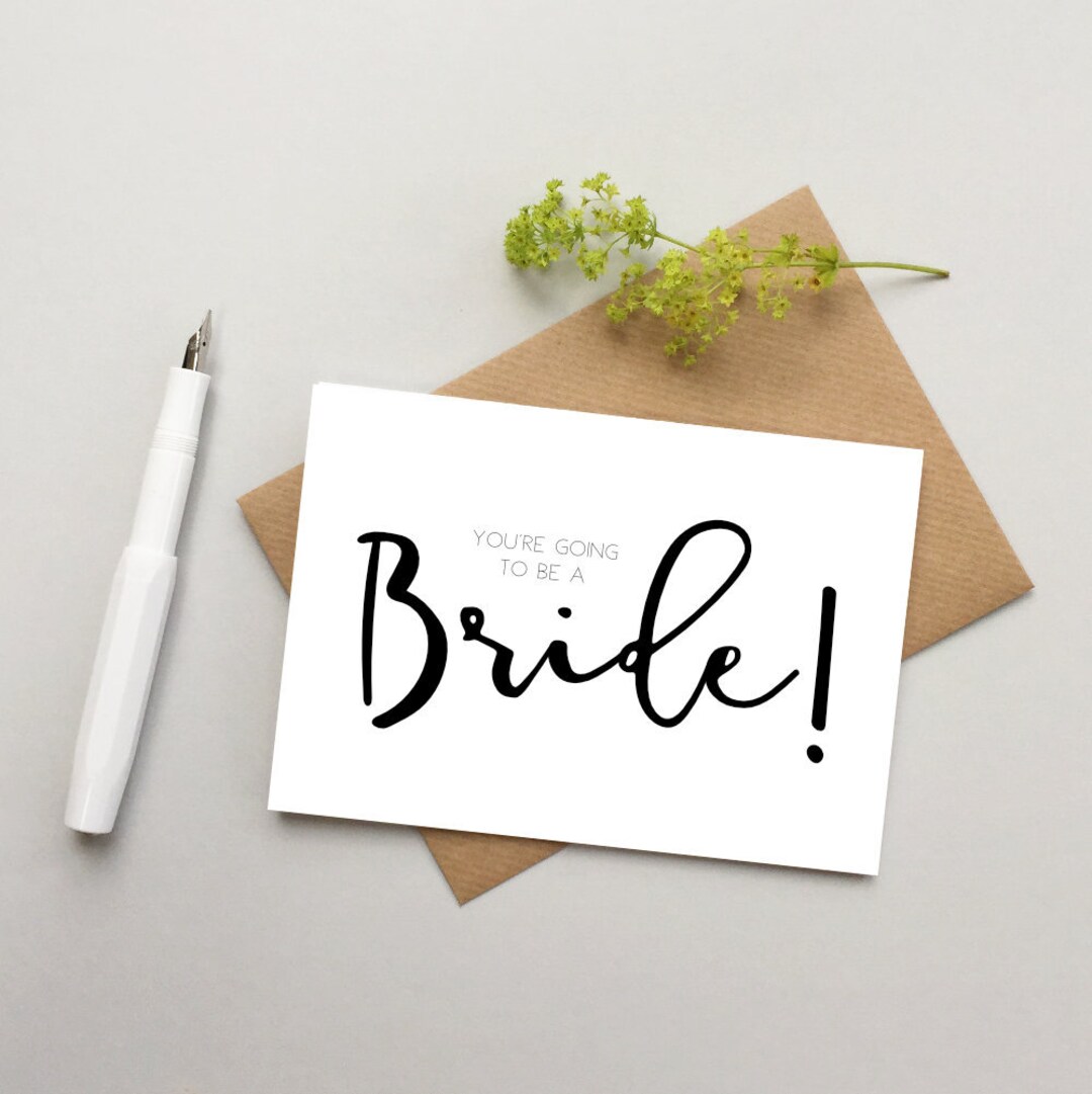 Bride to Be Card Hen Night Card Hen Party Card Card for Bride to Be ...