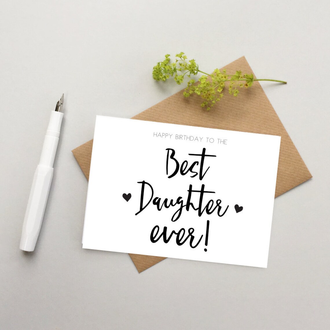 Daughter Birthday Card Best Daughter Card Card for | Etsy UK