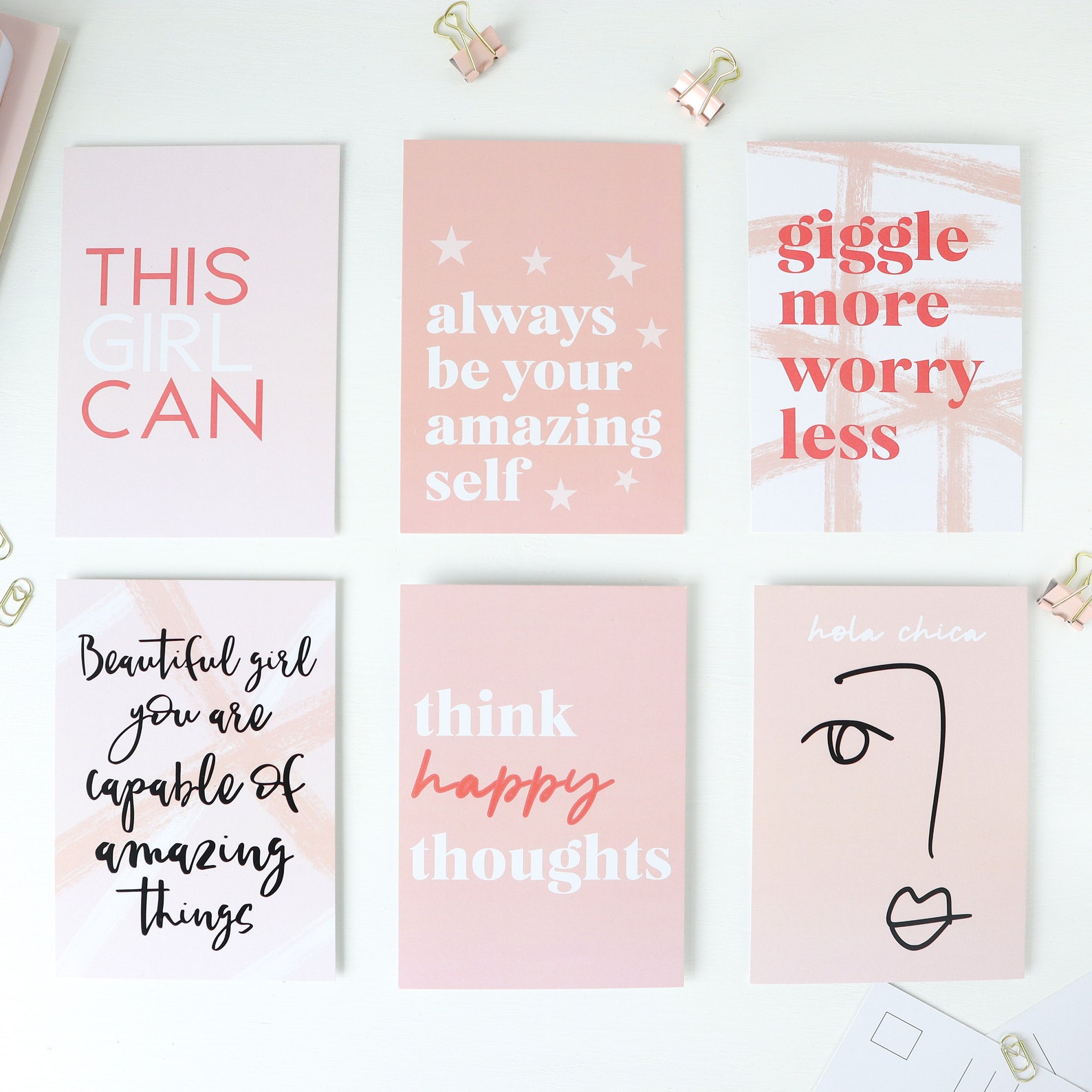 Positive Postcards Positivity Quote Postcards Self Love - Etsy UK