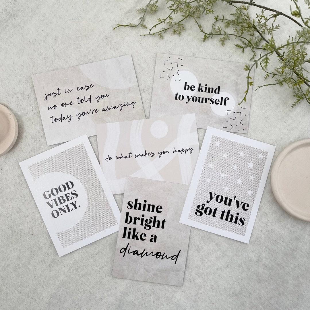 Positive Postcards - Positivity Quote Postcards - Motivational Post ...