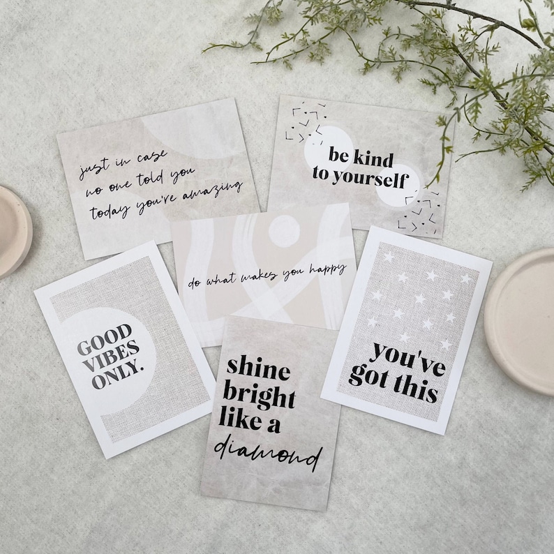 Positive Postcards - Positivity Quote Postcards - Motivational Post ...