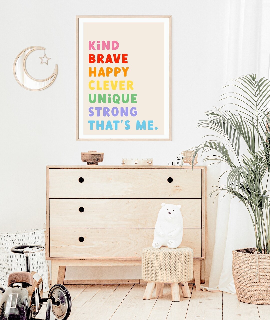 Kids Positive Affirmation Print - Motivational Poster - Kids Positive ...