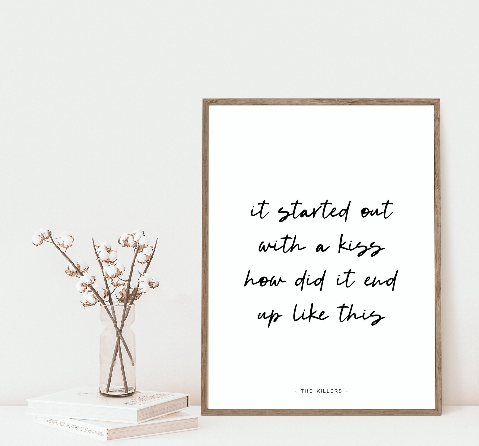 Mr Brightside Lyrics Print the Killers Lyrics Posters Song - Etsy UK