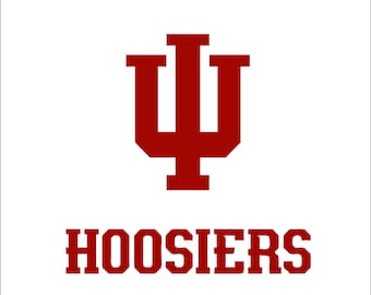 Indiana hoosiers | Etsy