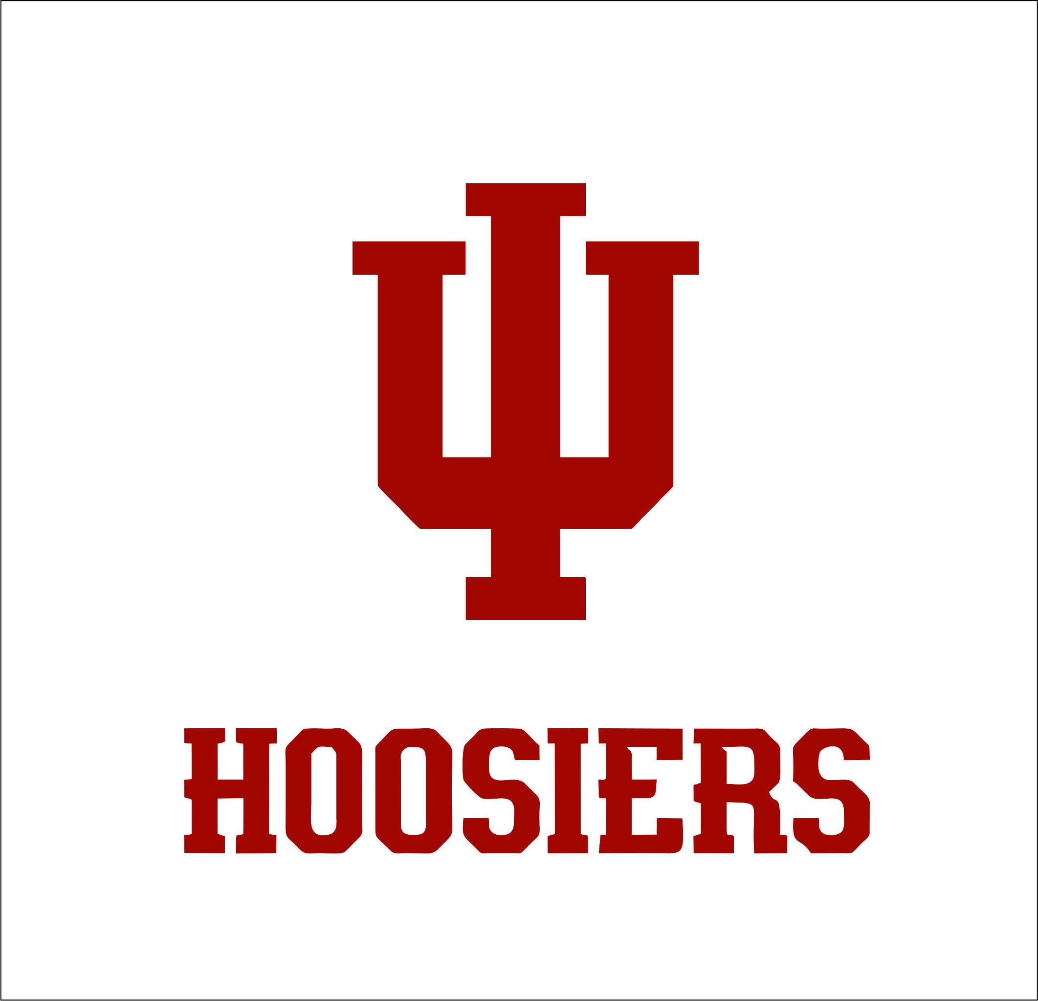 Indiana Hoosiers logo Digital File SVG cutting file | Etsy