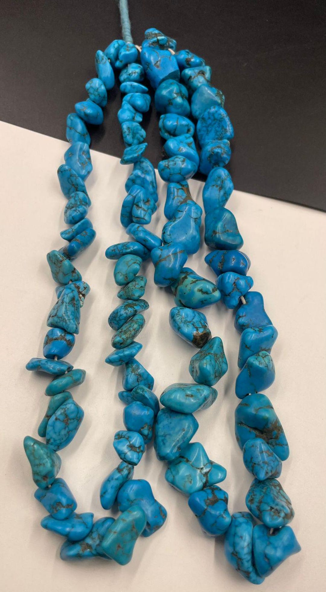 Howlite Turquoise Smooth Tumble Shape Gemstone Beads Size- 11x11-15x11 ...