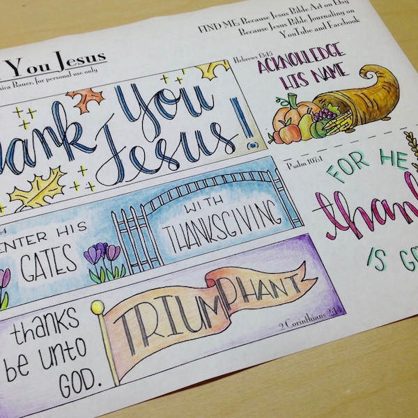 Traceable Thank You - Etsy