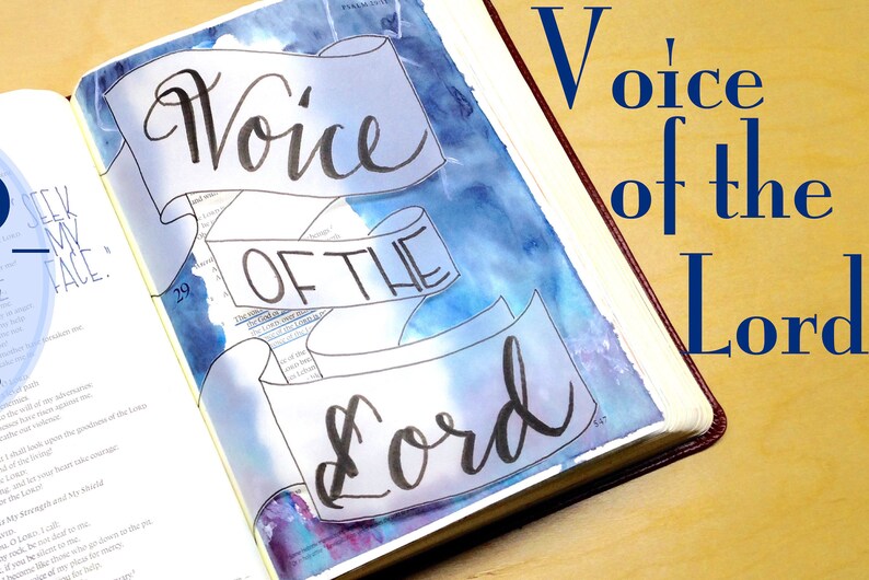 Hand Lettered Bible Journaling Tip-ins Art, Hand Lettering, Exodus 17 ...