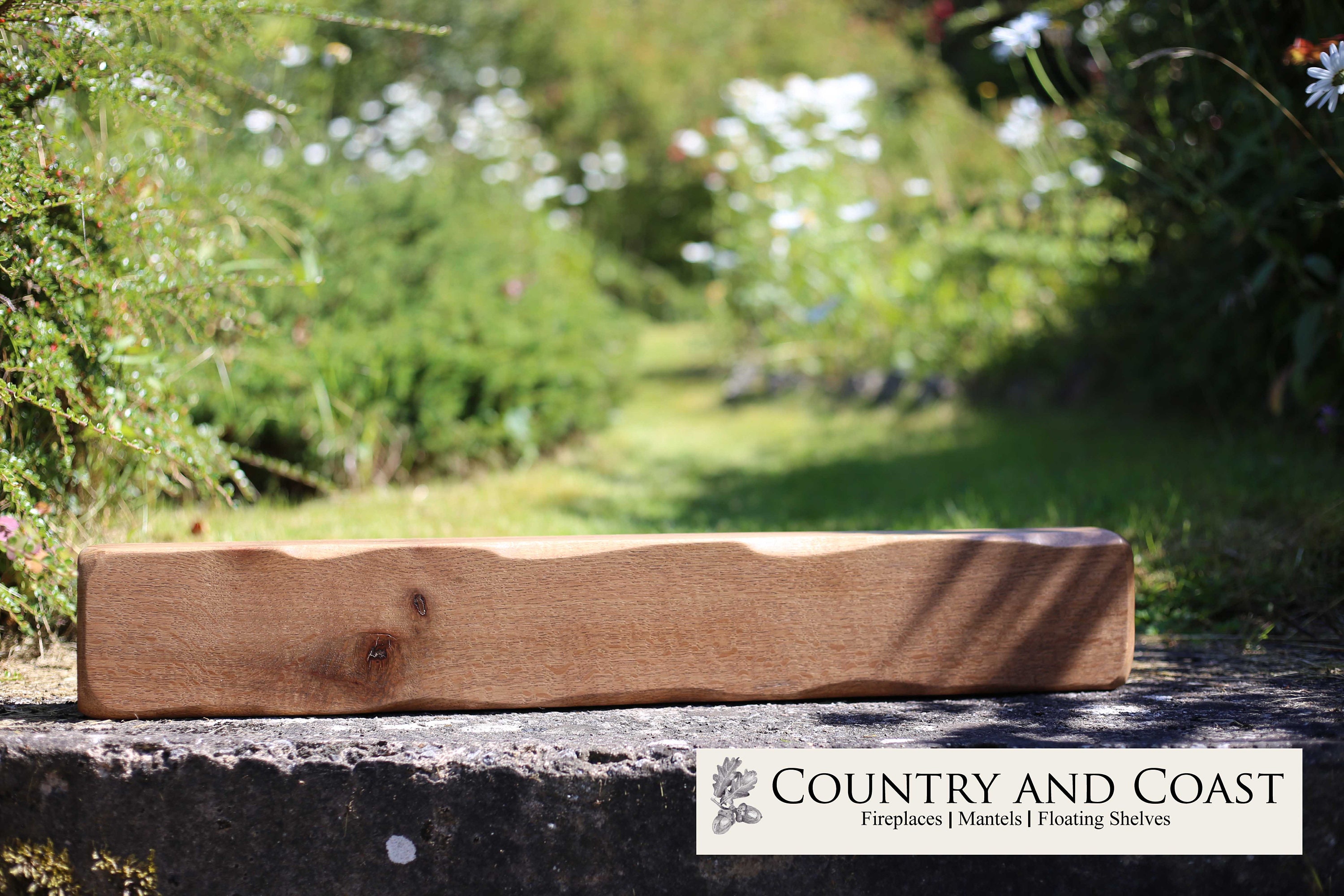 4.5ft Solid Oak Fireplace Beam, Handmade Oak Mantelpieces, Oak Wooden ...