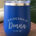 12oz Personalized Wine Tumbler, Customized Graduation Gift, Spring ...