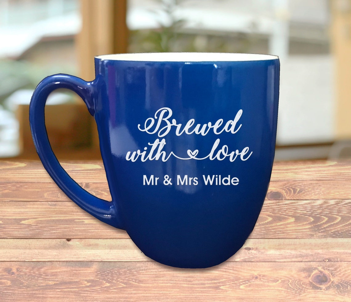 Personalized Mugs Coffee Wedding Favor the Perfect Blend | Etsy