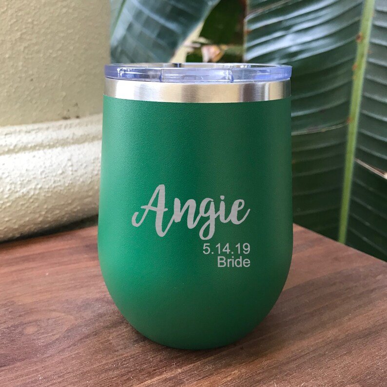 12oz Personalized Wine Tumbler, Customized Graduation Gift, Spring ...