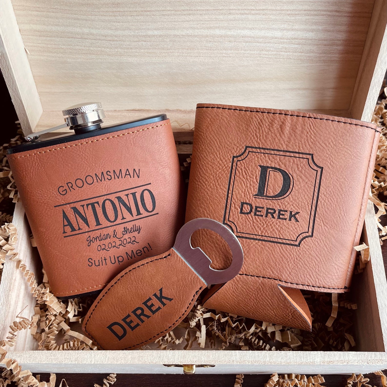 Personalized Man Crate Christmas Gift Box Set Customized Can | Etsy