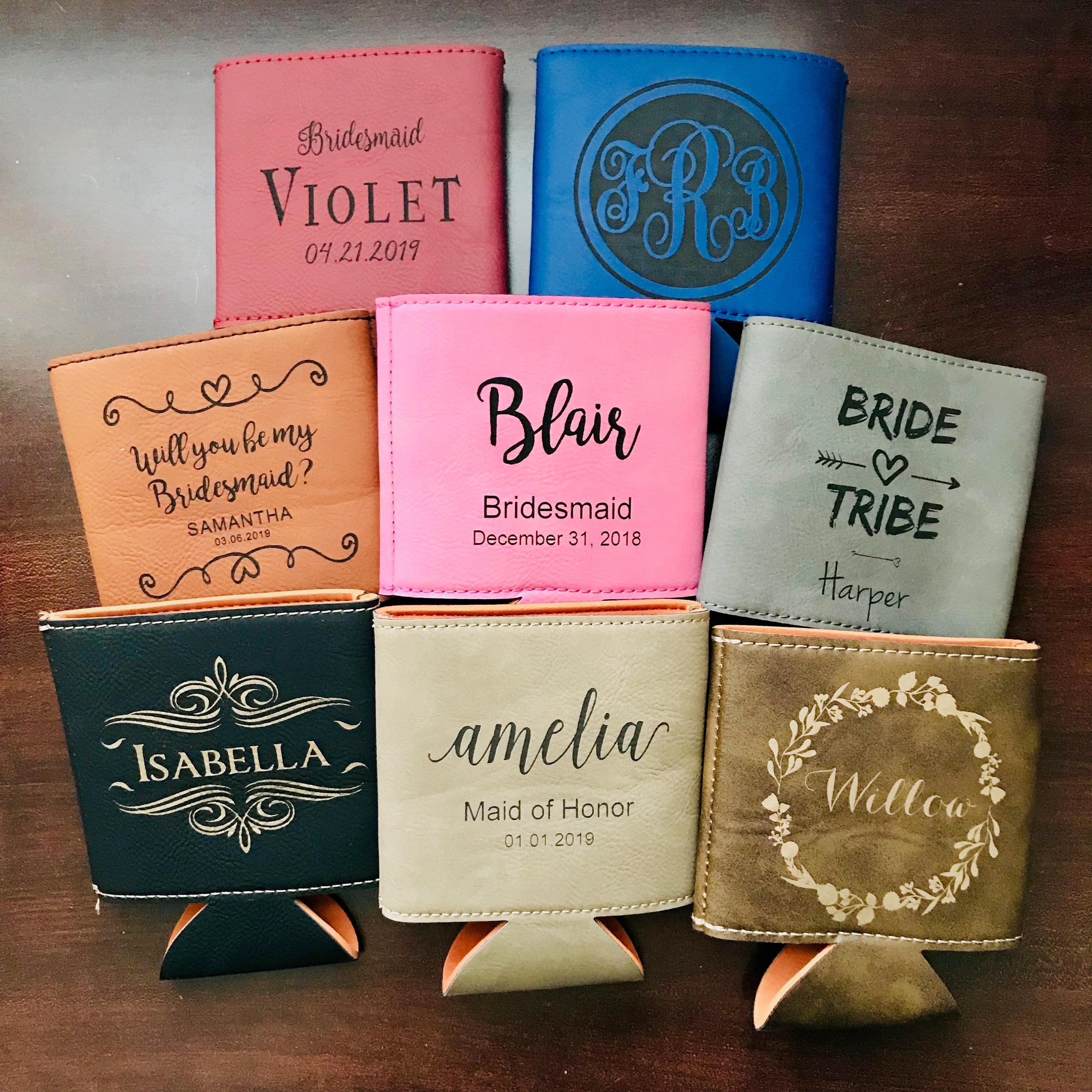 Bridesmaid Wedding Favors, Tailgate Can Coolers, Birthday Party Gift ...