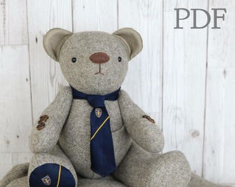 Memory teddy bear | Etsy