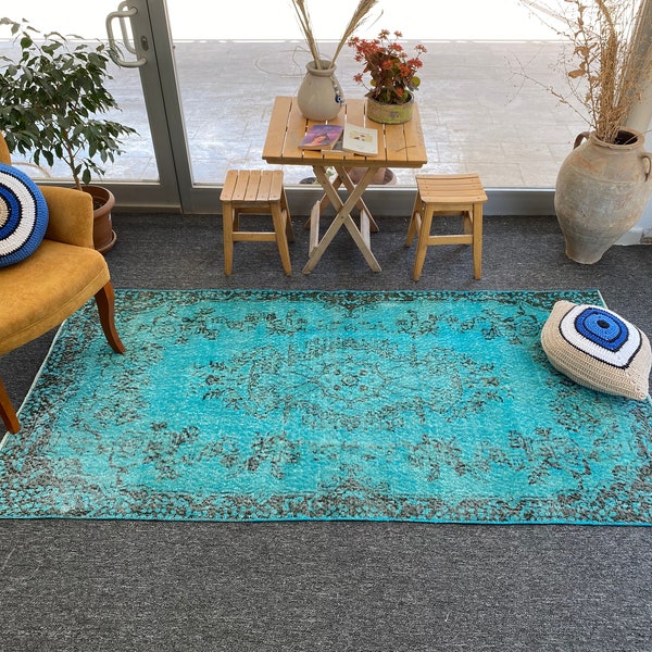 Turquoise Rug - Etsy