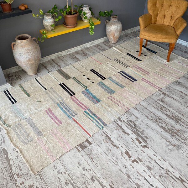 Black and White Kilim Rug - Etsy