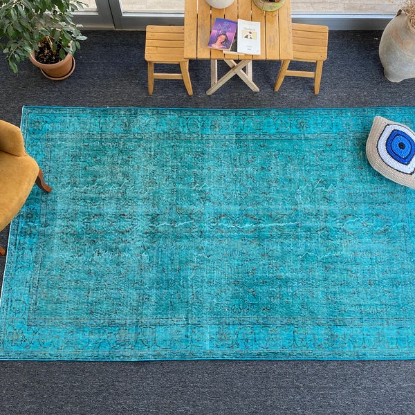 Turquoise Rug - Etsy