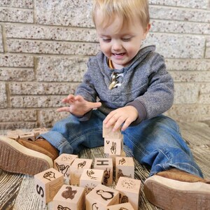 American Sign Language Blocks, Multi-language Blocks - Etsy