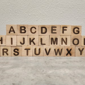 American Sign Language Blocks, Multi-language Blocks - Etsy