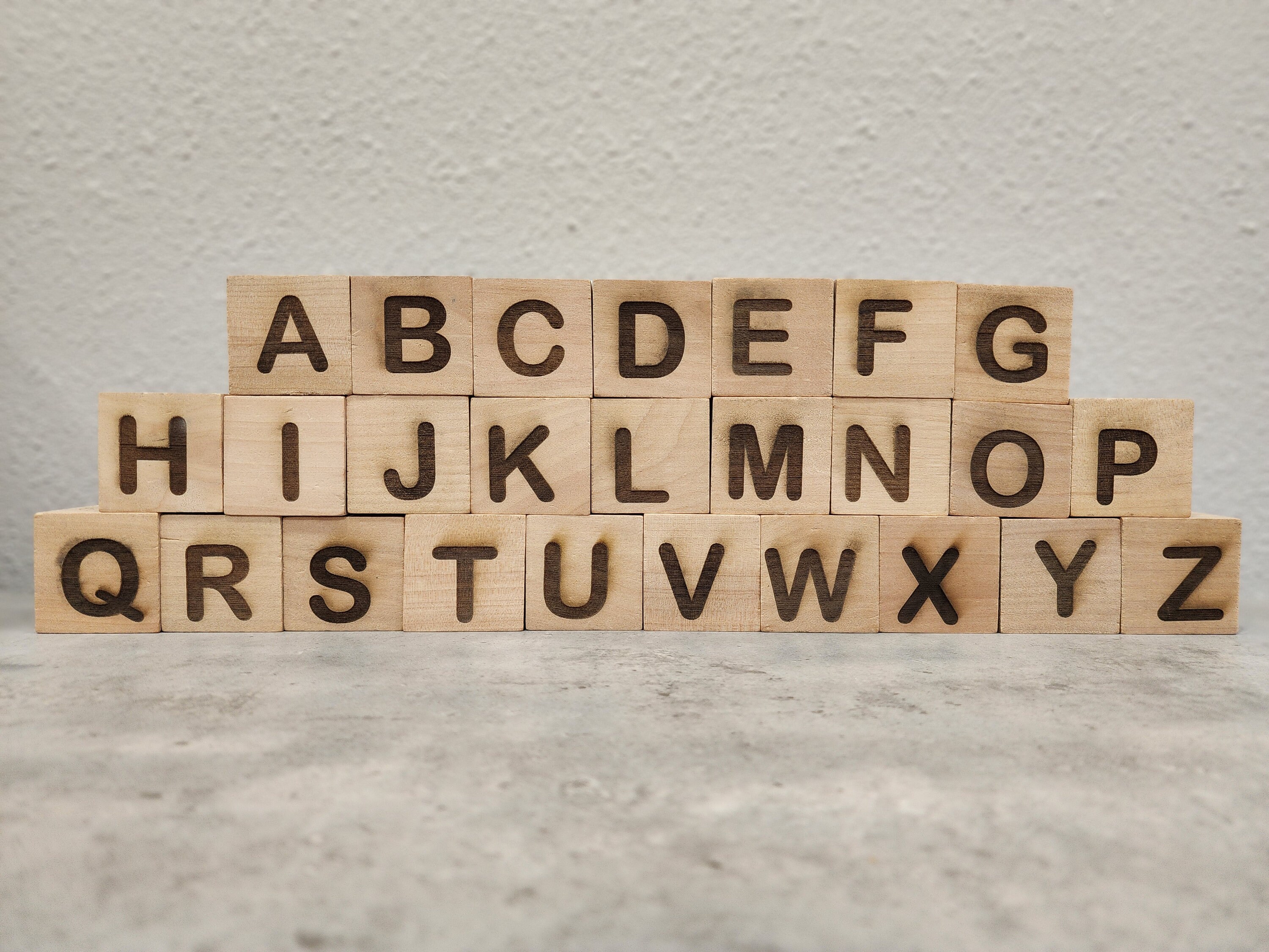 American Sign Language Blocks Multi-language Blocks - Etsy