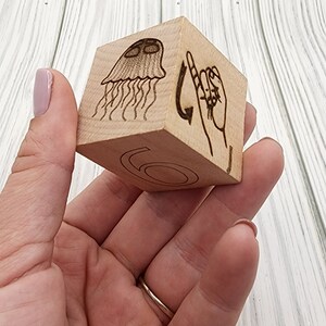 American Sign Language Blocks, Multi-language Blocks - Etsy